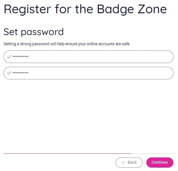 Register for the Badge Zone