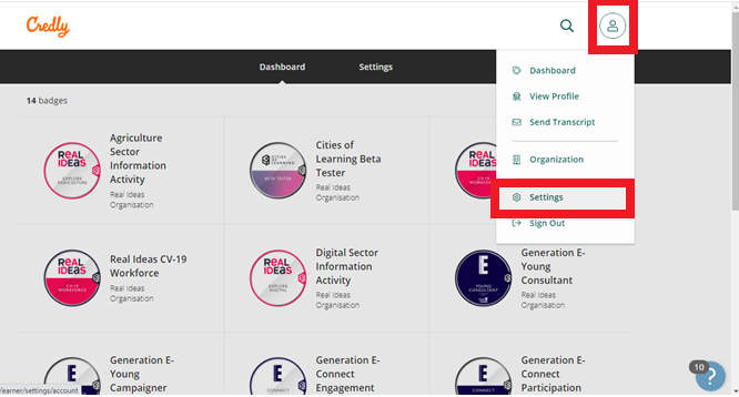 Credly - Add multiple email addresses to your account