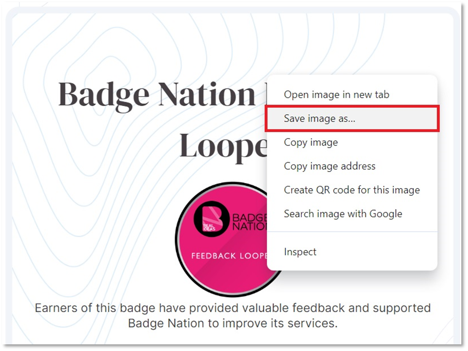 OBF - Add a badge to email signature