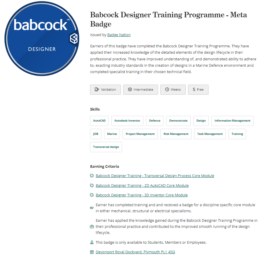 What is a Meta Badge?